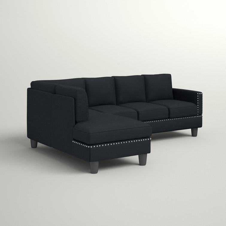 Lina L Shape Sofa | Plush & Elegant | eTerior Bangalore